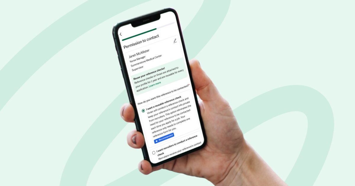 Get Submitted Faster with Reusable Reference Checks | Vivian Community Hub
